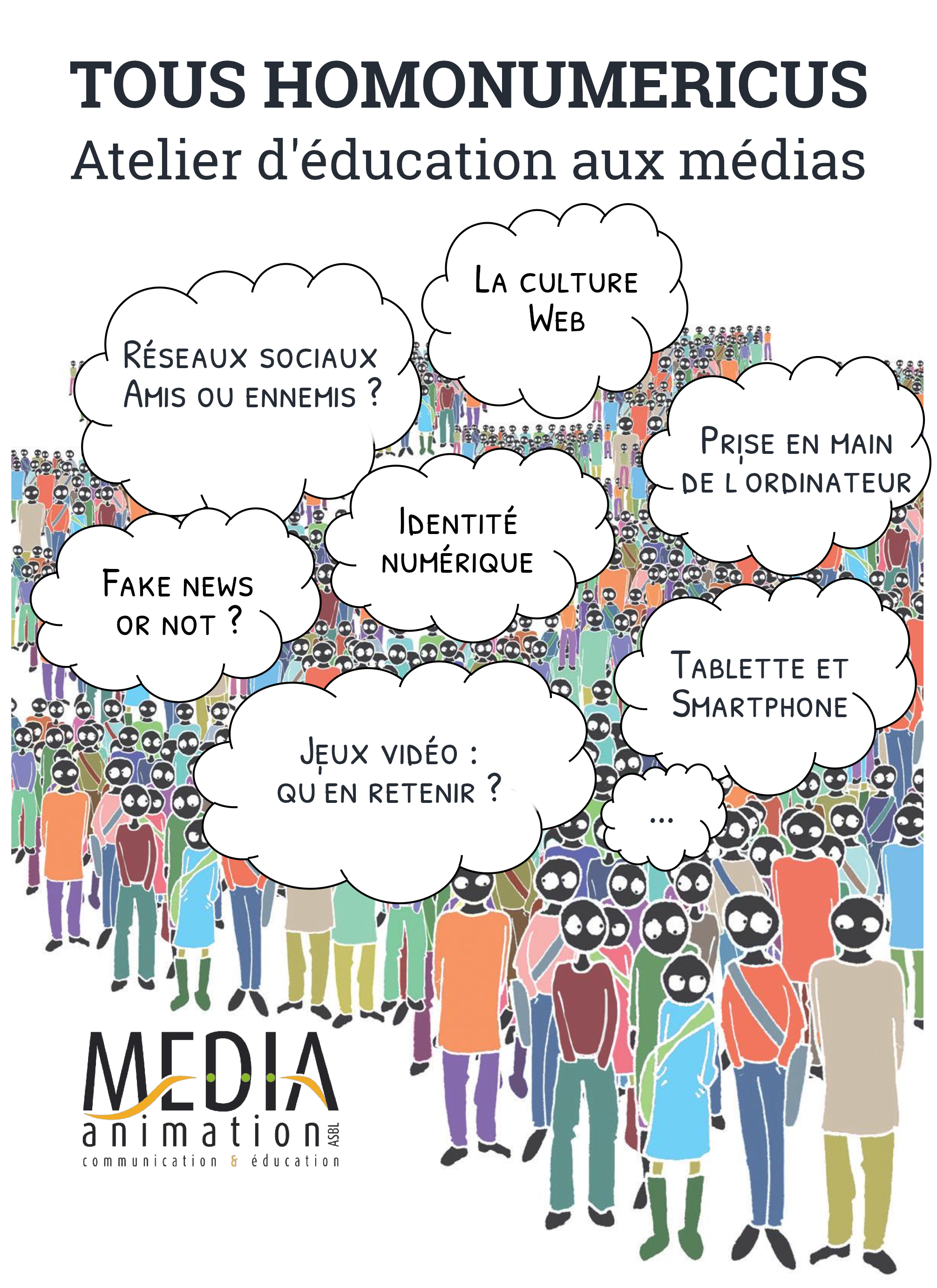 ATELIERS D'ÉDUCATION AUX MÉDIAS